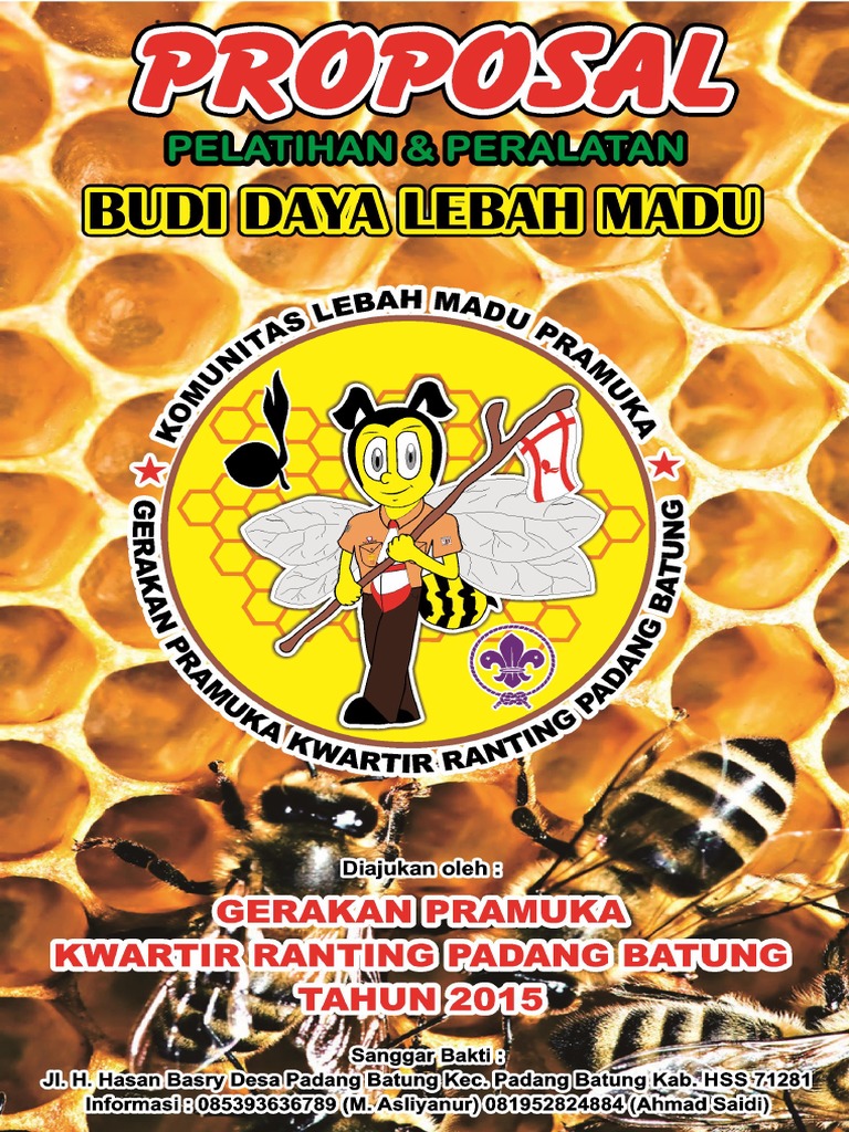 Proposal Lebah Madu Pramuka Kwaran Padang Batung | PDF