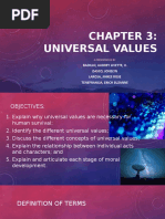 MODULE in ETHICS-4 Universal Values | PDF | Value (Ethics) | Morality