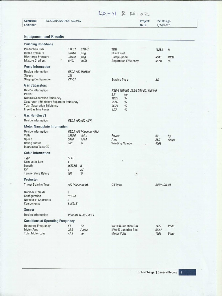 ESP Design PDF | PDF | Bearing (Mechanical) | Pump