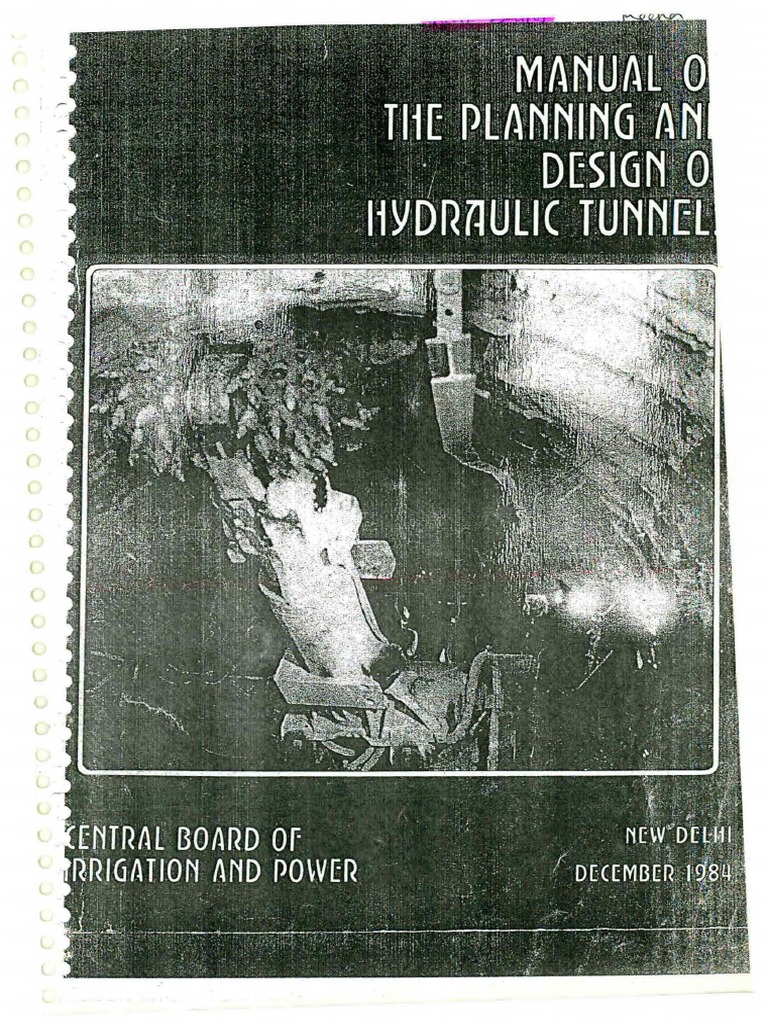 CBIP - Tunnel Manual PDF | Download Free PDF | Tunnel | Strength Of Materials