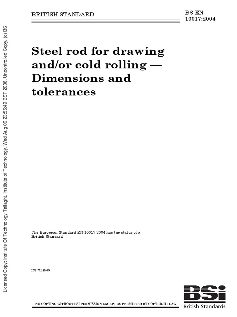 BS en 10017-2004 | PDF | Evaluation | Business