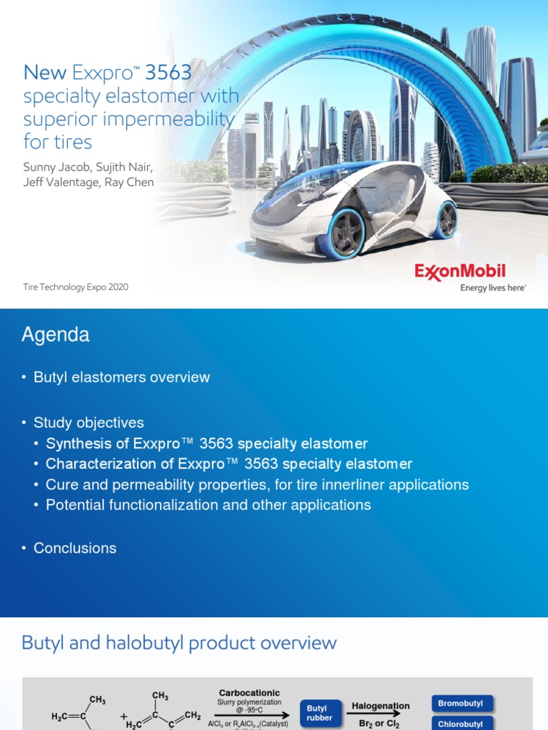 Exxonmobil New Exxpro 3563 Specialty Elastomer With Superior ...