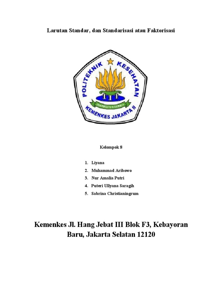 Larutan Standar dan Standarisasi | PDF