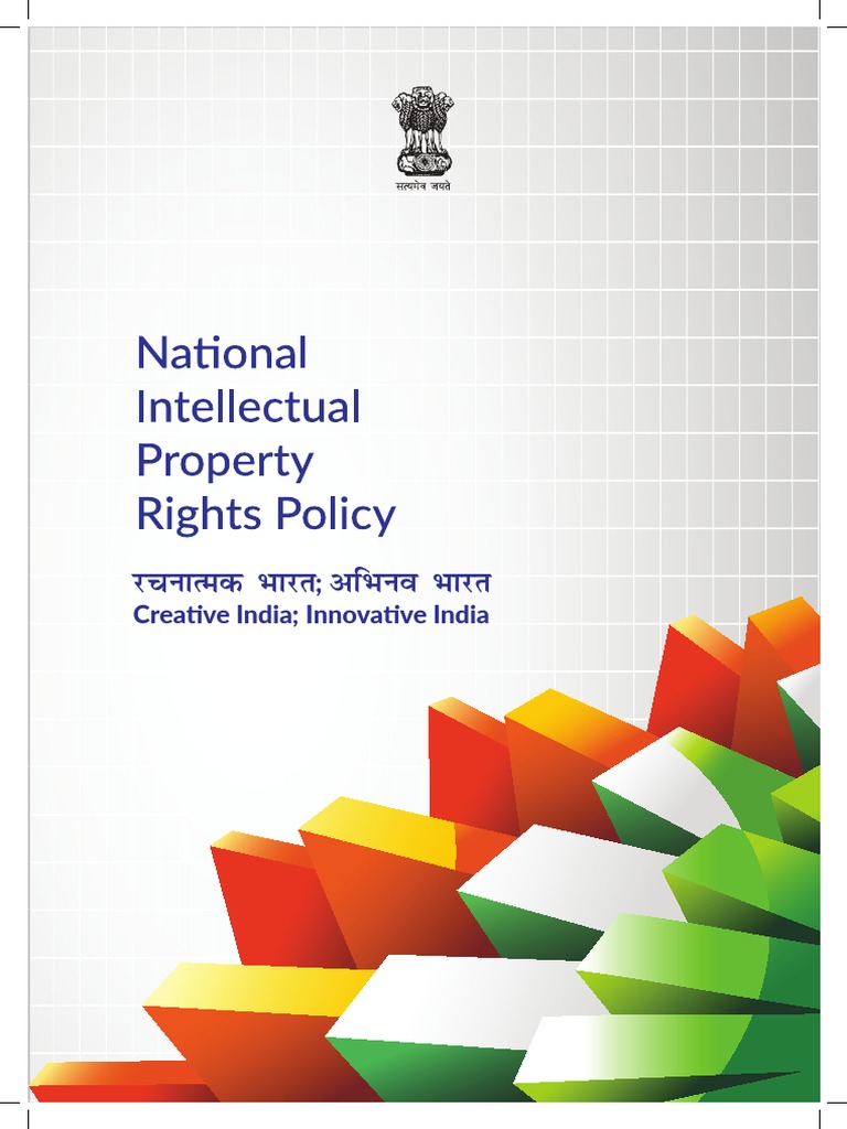 2016 - National IPR Policy-2016 English and Hindi PDF | PDF ...