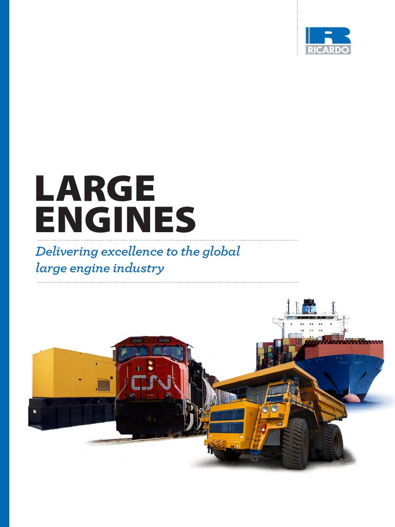 Ricardo Large Engines Brochure | PDF | Marine Propulsion | Engines