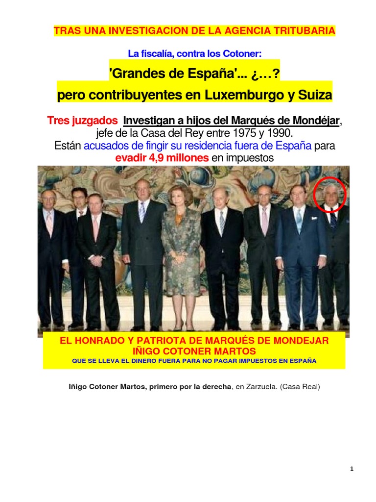 Los Cotoner Aquí Podeis Ver Esta Noticia | PDF | Nobleza | España