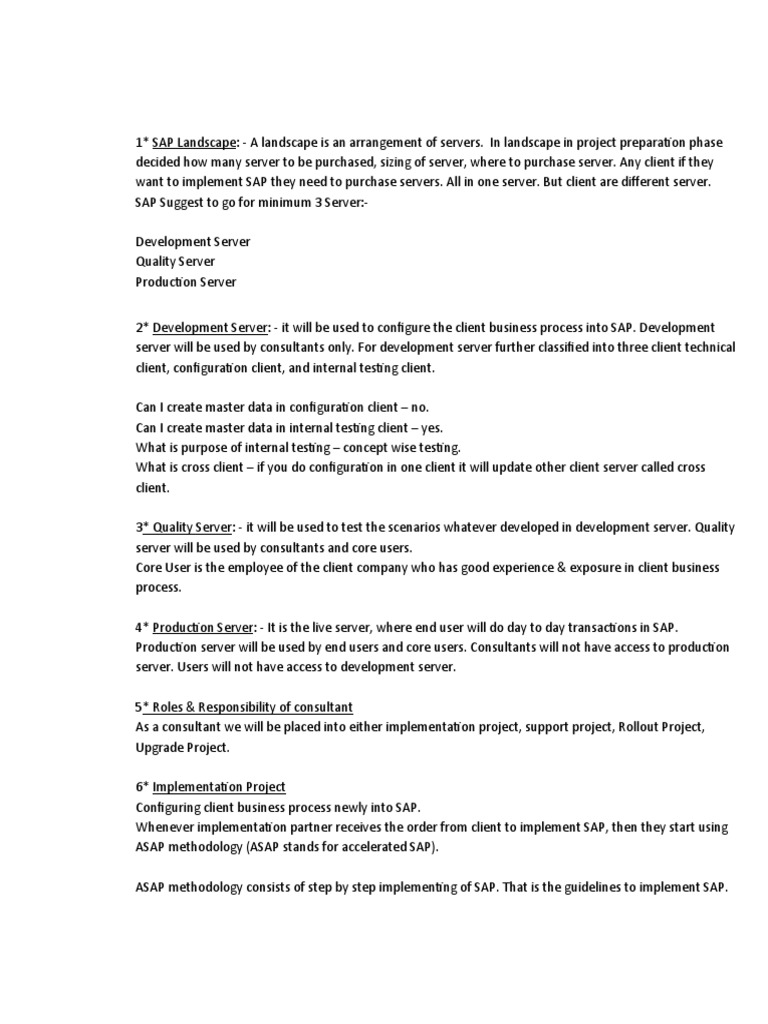 OWN Project Details Wise For Implementation Regarding Sap Fico | PDF ...