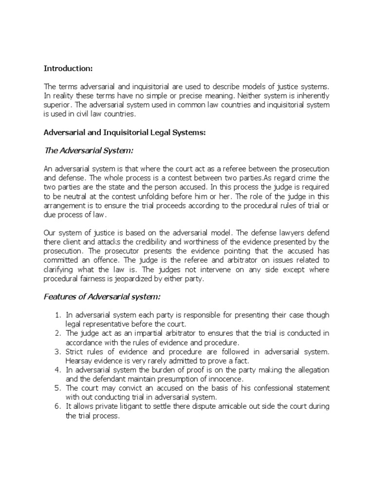 Introduction To Arbitration | PDF | Prosecutor | Evidence (Law)