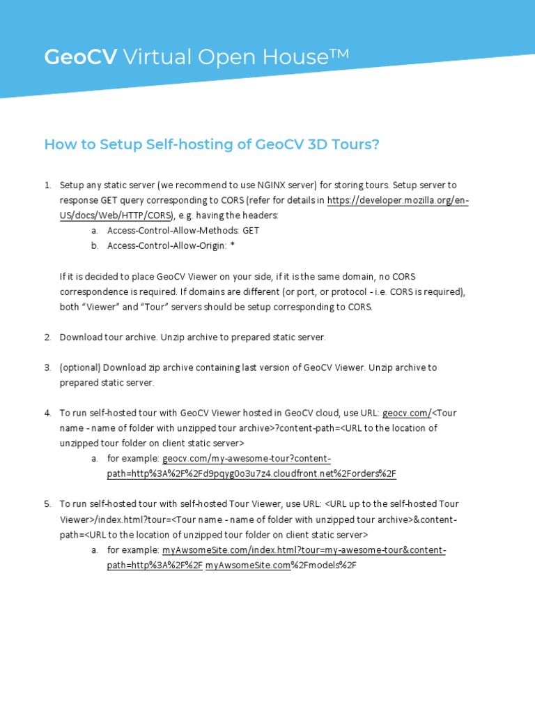 GeoCV Self-Hosting Manual | PDF | Computers | Technology & Engineering
