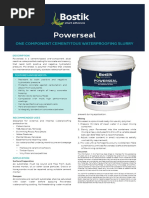 Bostik Powermix Tds Rev1 PDF | PDF | Adhesive | Concrete