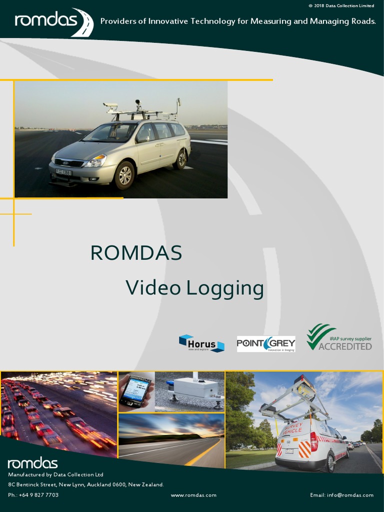 19-10-15 ROMDAS Video Logging PDF | PDF | Road | Surveying