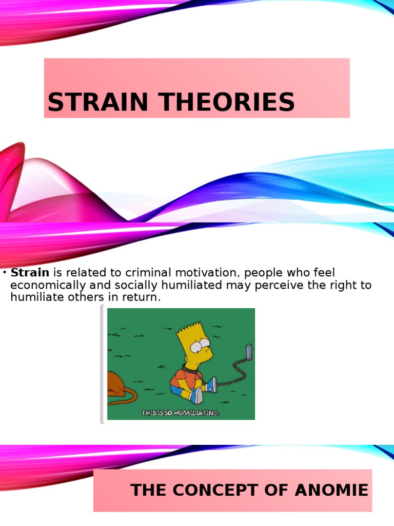 Strain Theory! | PDF | Sociological Theories | Behavioural Sciences