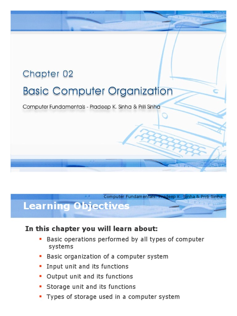 An Introduction to Basic Computer Organization and Fundamental Concepts ...