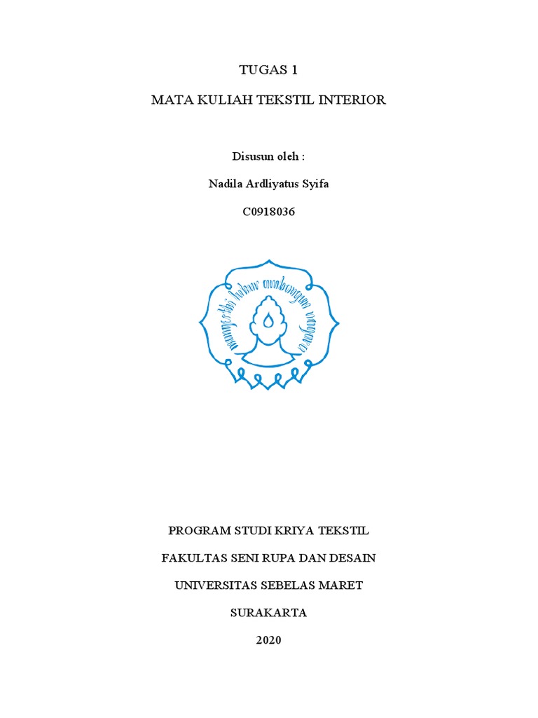 Makalah Tekstil Interior UNS | PDF