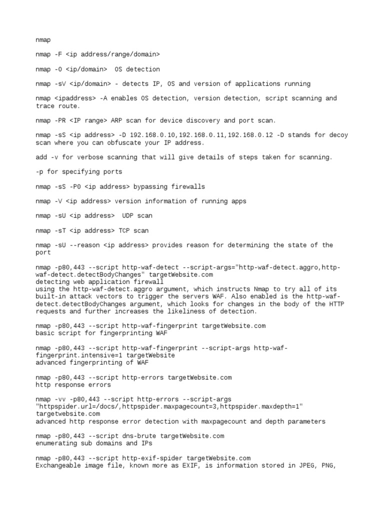 Nmap | Download Free PDF | Transport Layer Security | Proxy Server