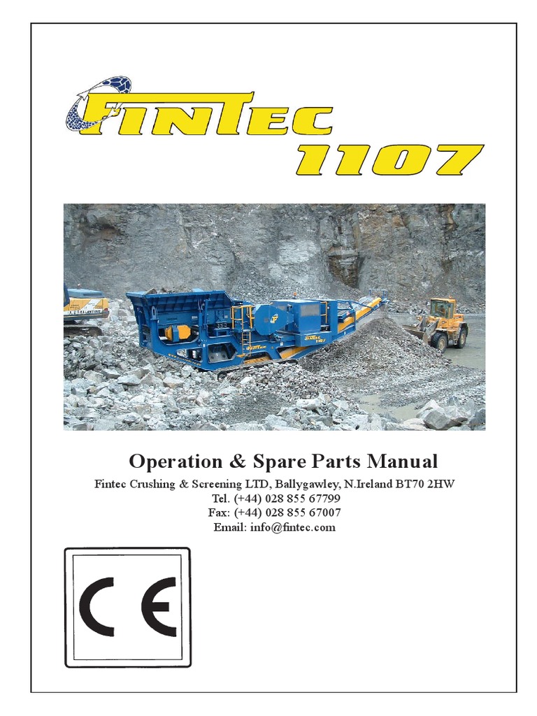 Fintec 1107 Manual PDF | PDF | Safety | Electrician