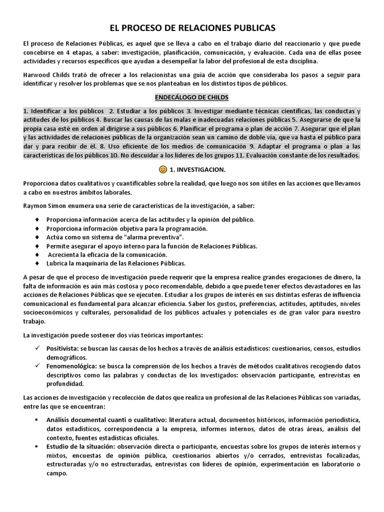 Resumen Mod3 Rpi | PDF | Relaciones públicas | Planificación