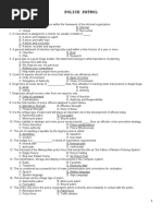 PNP Ethics and Professional Conduct Exam | PDF | Courage | Police
