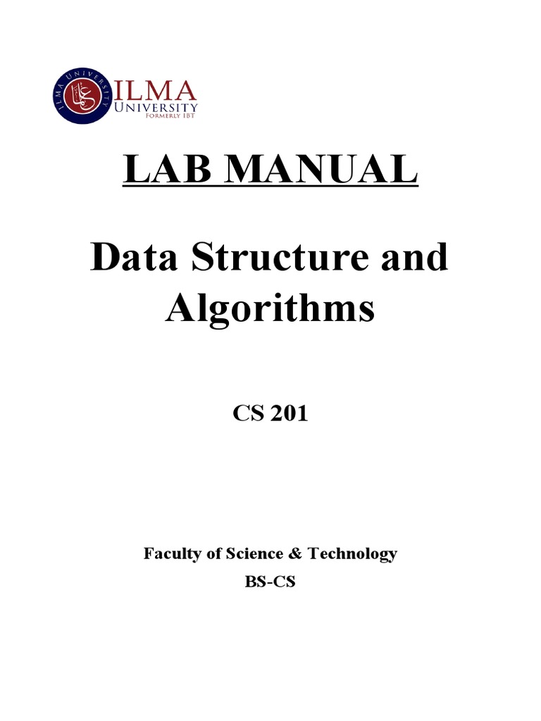 Data Structure And Algorithm Lab Manual Pdf Queue Abstract Data Type Algorithms 3703