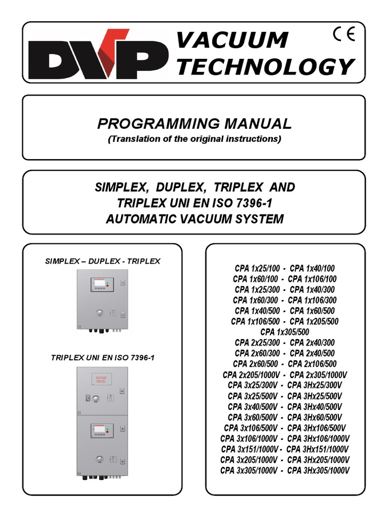 CPA Triplex H EN 1 | PDF | Pump | Parameter (Computer Programming)