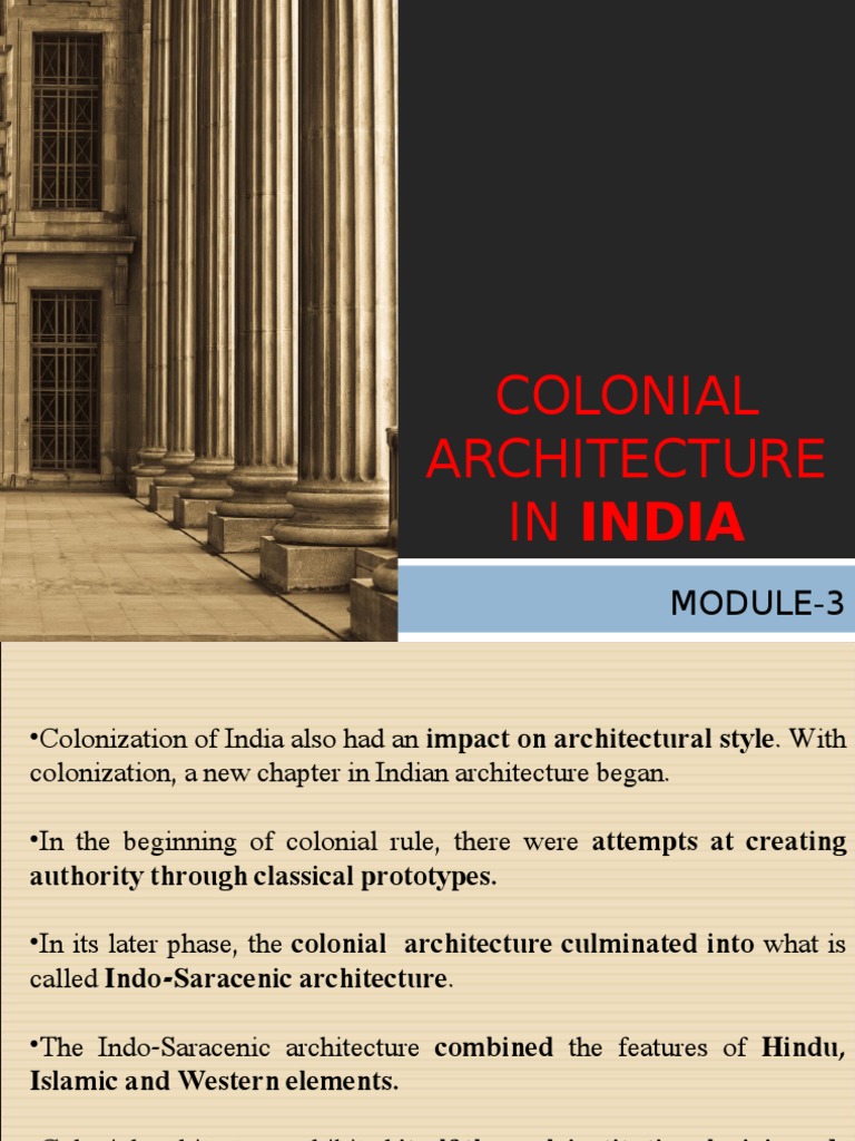 Colonial Architecture in India | PDF | British Empire | Colonialism