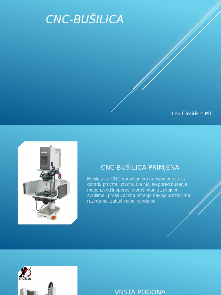 CNC Bušilica | PDF