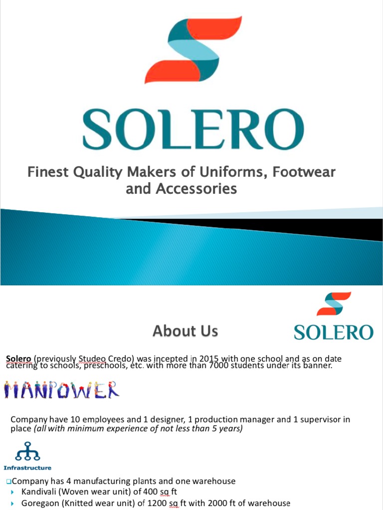 Solero Corp Brochure PDF | PDF