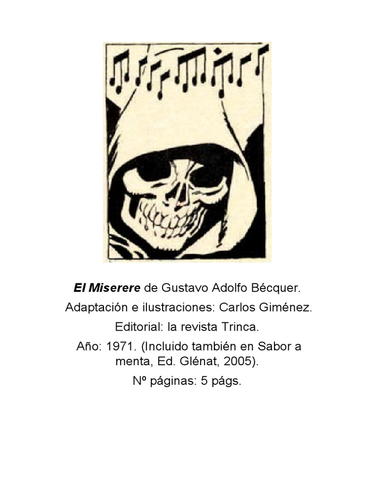 El Miserere Cómic | PDF