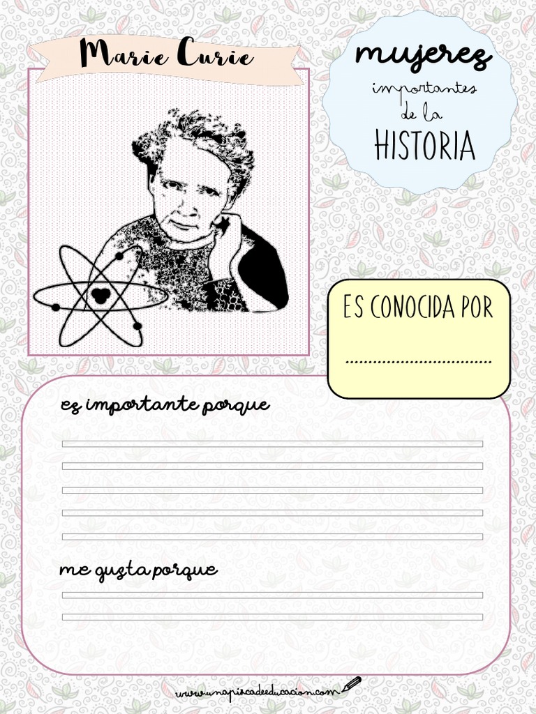 Mujeres Importantes de La Historia PDF | PDF