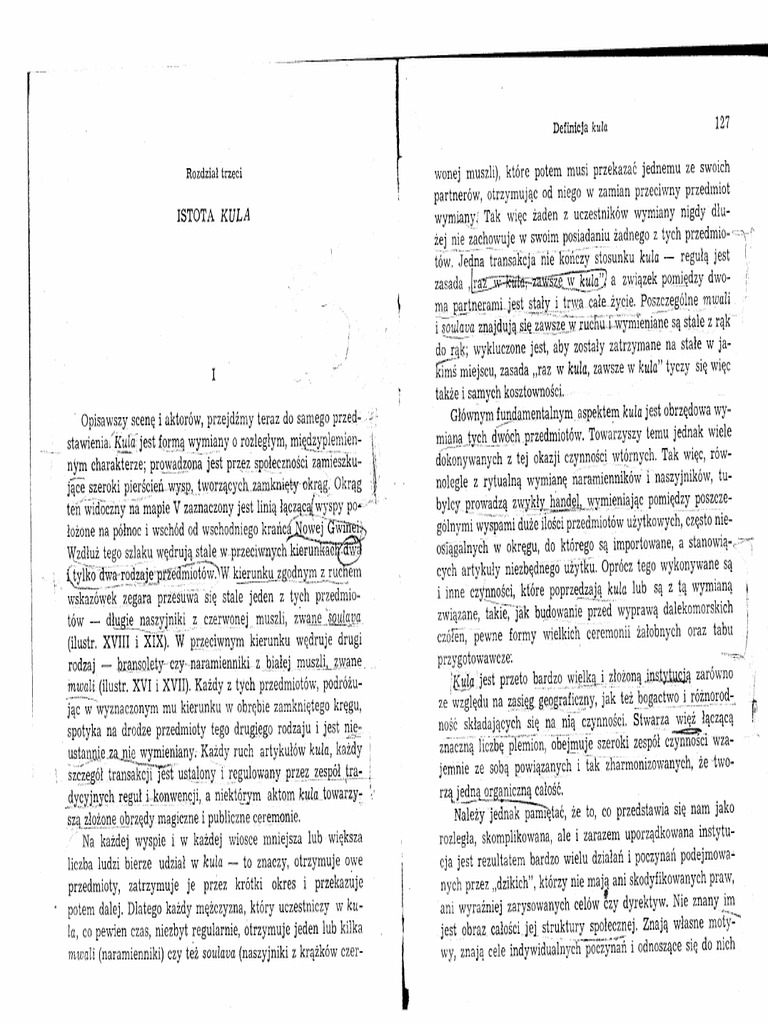 Malinowski Istota Kula | PDF