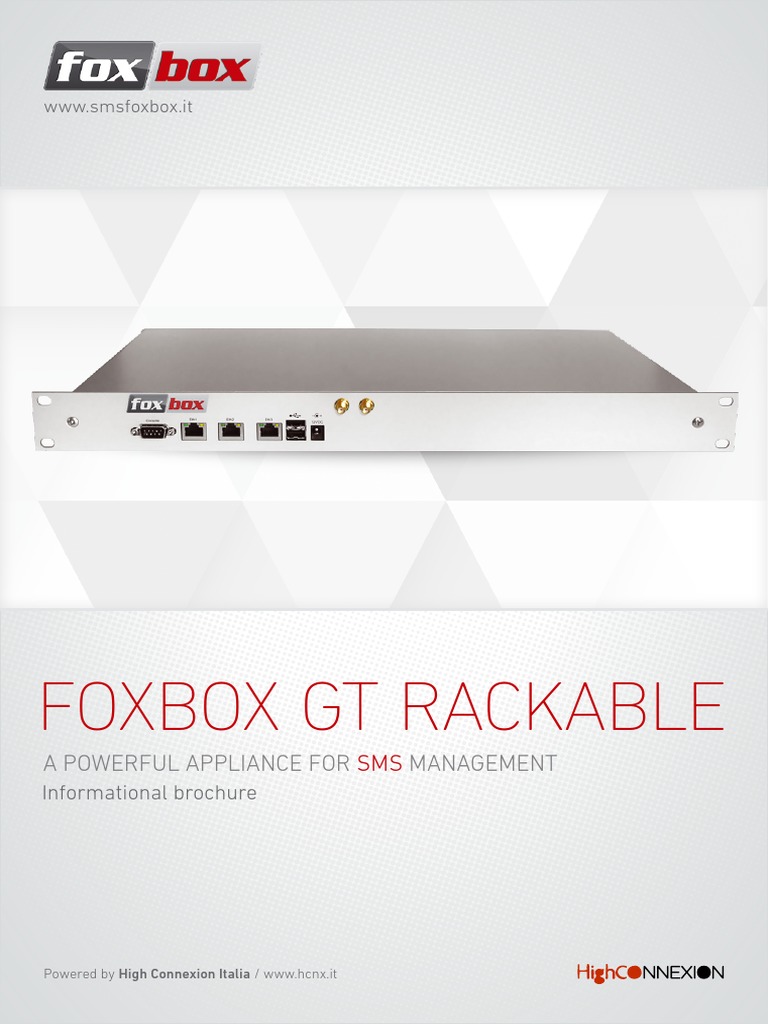 FoxBox GT Rackable Info Brochure | PDF | Solid State Drive | Server ...