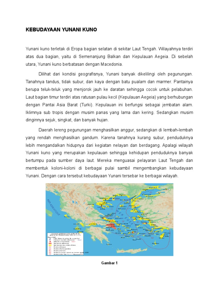 Kebudayaan Yunani Kuno | PDF
