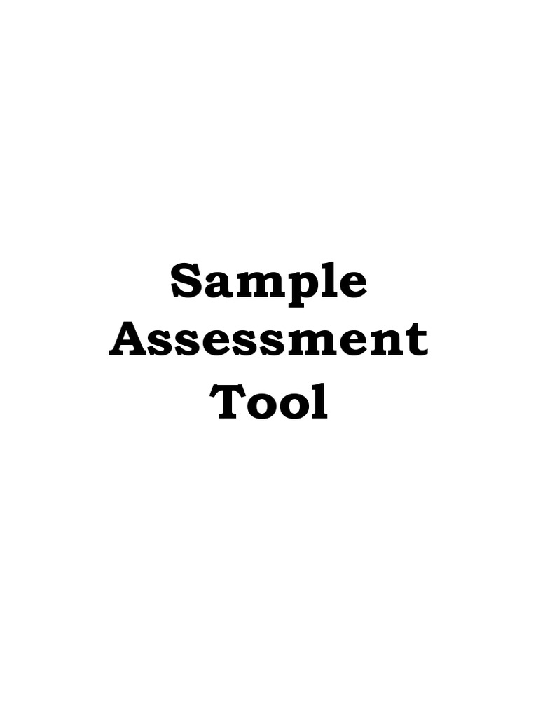 Sample Assessment | PDF | Wellness | Medical