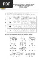First Quarter Exam Kindergarten | PDF