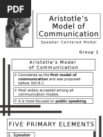 Linear Model of Communication | PDF | Public Speaking | Communication
