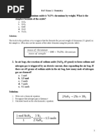 Science 6 1st Periodical Test With Answer Key | PDF | Solution | Mixture