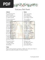 Letra Canto Canción para Pedir Posada | PDF | María, madre de Jesús | Religión y creencia