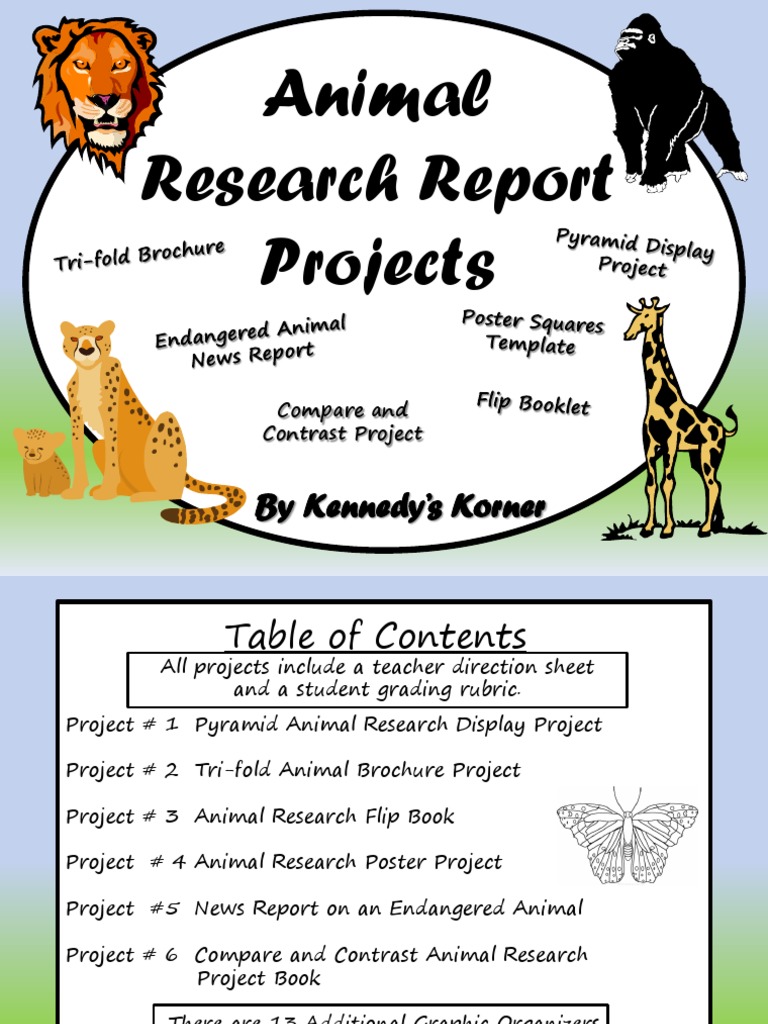 Animal Research Project Templates | PDF | Predation | Endangered Species