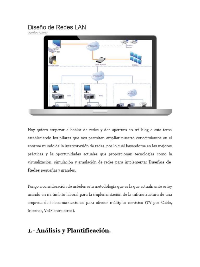 Diseño Efectivo de Redes LAN | PDF | Virtualización | Red de computadoras