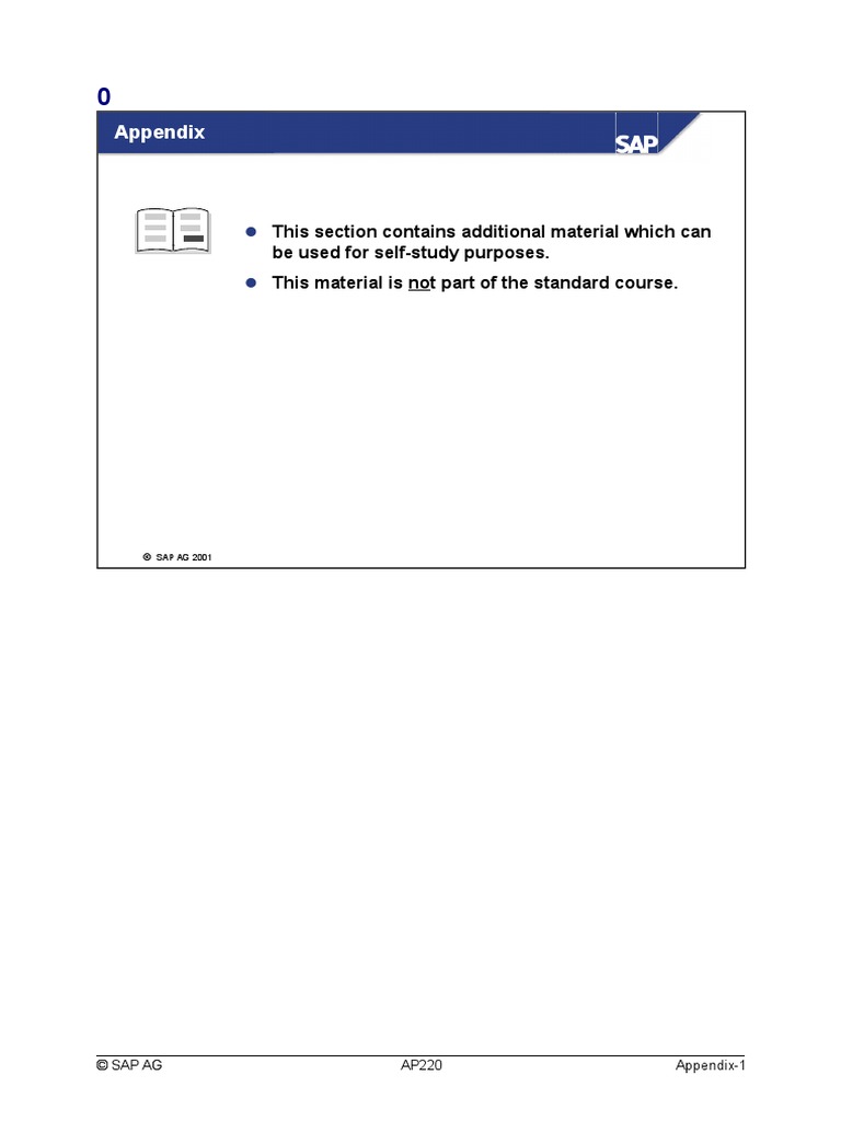 AP220 - 30A - 007appendix | PDF | Receipt | System