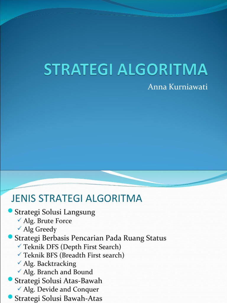 Algoritma Brute Force | PDF Algoritma Brute Force | PDF