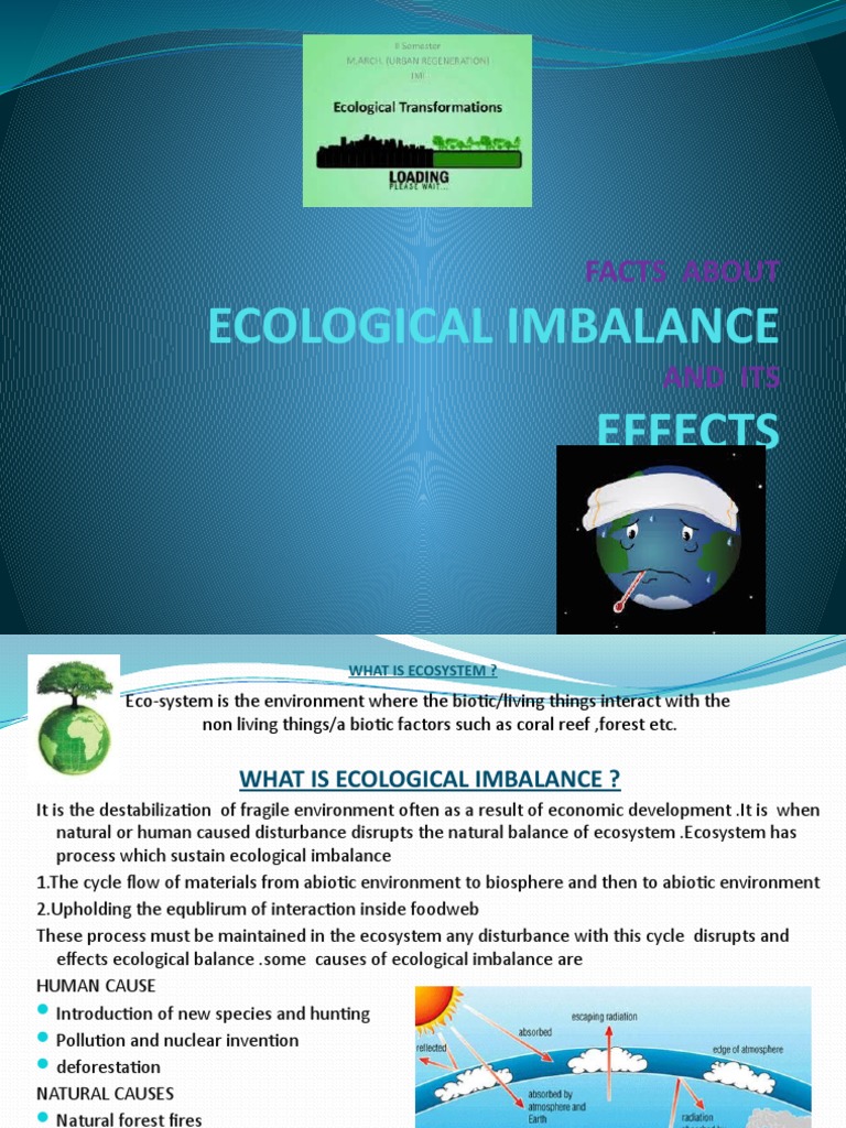 Facts About Ecological Imbalance | PDF | Ecosystem | Ecology