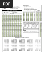 Contoh LJK Ujian | PDF