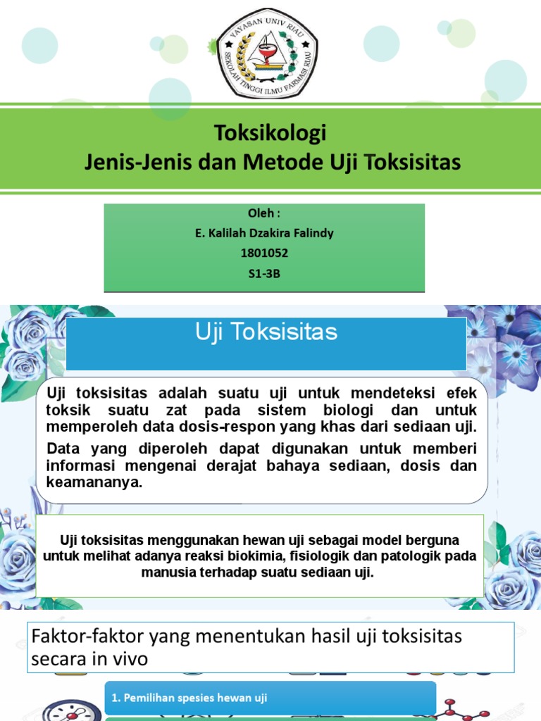 Uji Toksisitas | PDF | Kesehatan Holistik