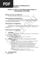 ESP 6-Mga HAKBANG Sa PAGPAPASYA | PDF