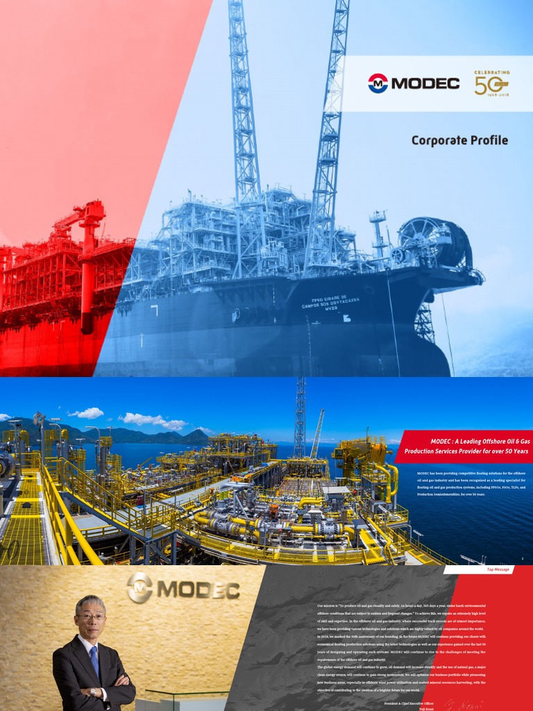 MODEC Brochure EN PDF | PDF | Offshore Drilling | Barrel (Unit)