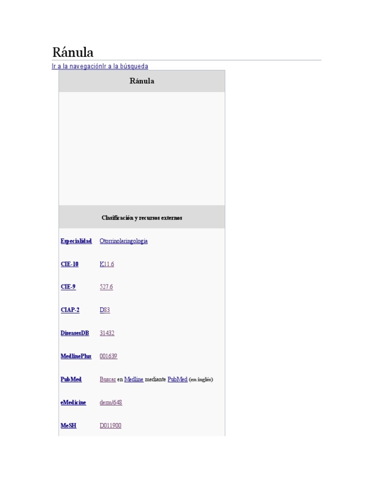 Patologia Ranula y Mucocele | PDF | Boca | Especialidades Medicas
