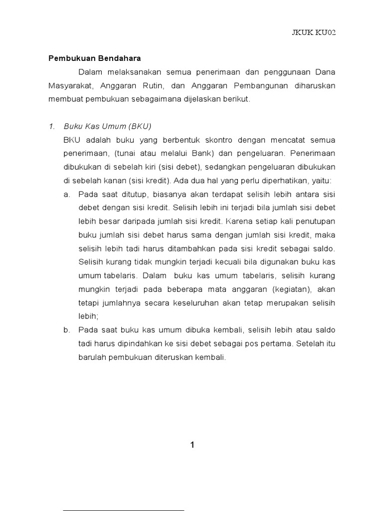 CONTOH-pembukuan-bendahara | PDF