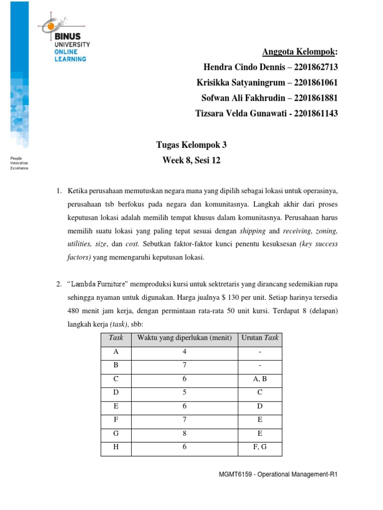 TK3 W8 S12 R1 | PDF