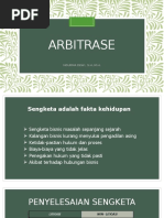 Perjanjian Dan Klausula Arbitrase 2024 | PDF